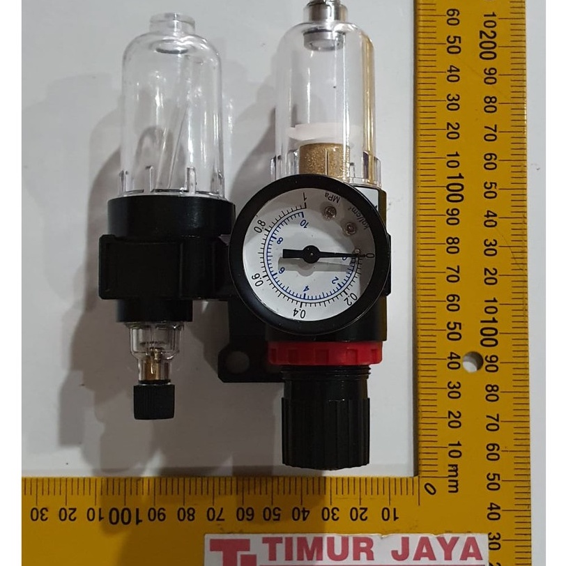 Jual MOLLAR AFC 1/4 in DOBEL DOUBLE Mini Air Filter Control Kompresor ...