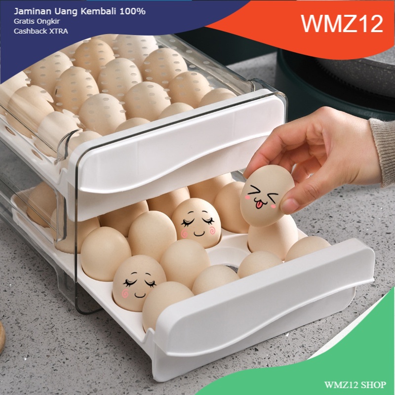 Jual APHOME Tempat Penyimpanan Telur 60 Butir Berbagai Model Rak Telor ...
