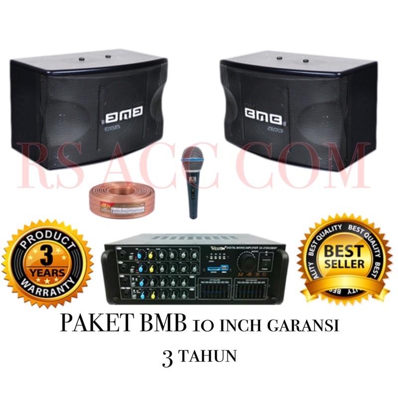 Jual Paket sound system bmb 10 inch garansi 3 tahun | Shopee Indonesia