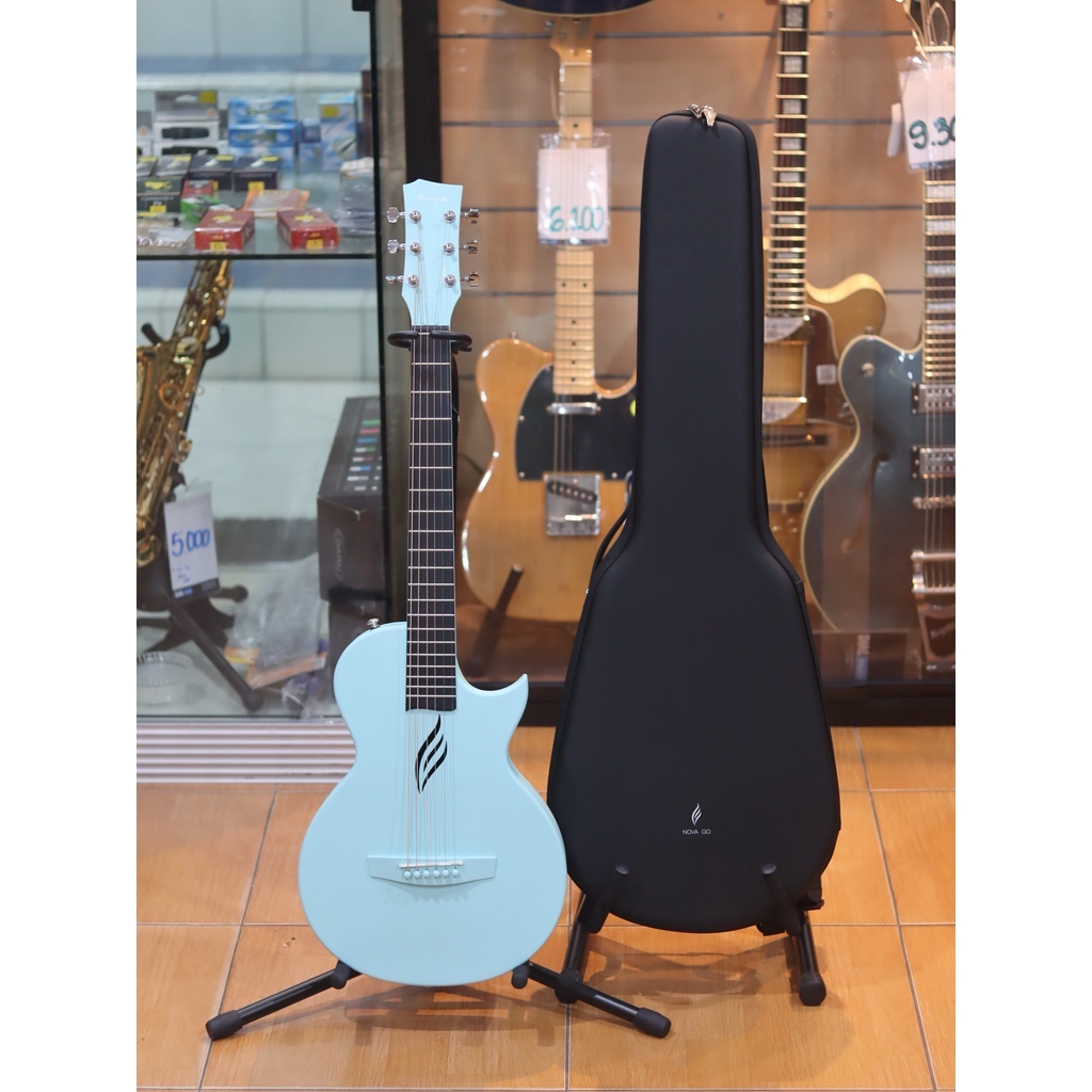 Jual Enya Nova GO Carbon Fiber Blue - Gitar Akustik | Shopee Indonesia
