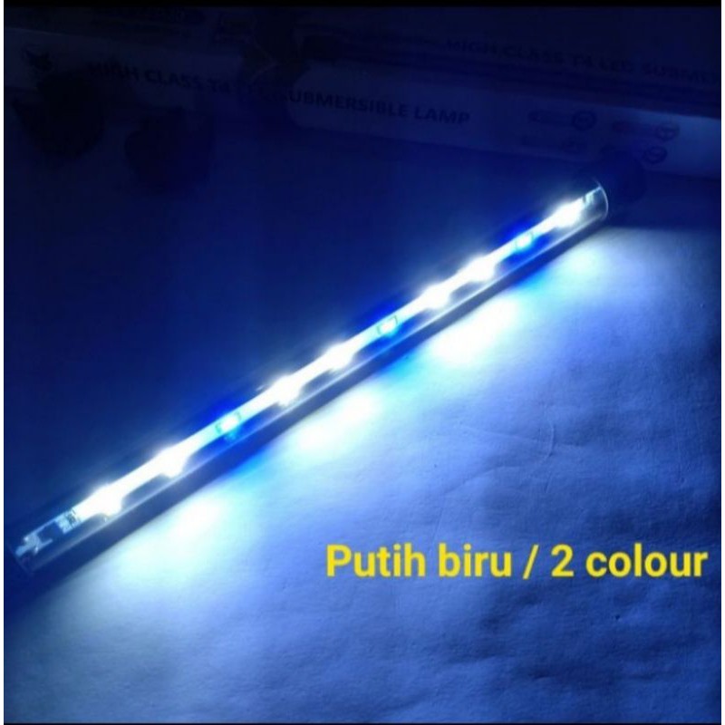 Jual LAMPU CELUP/LAMPU SUBMERSIBLE LED AQUARIUM 50 cm putih biru ...