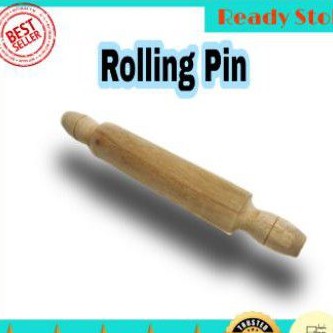 Jual rolling kayu gagang roll pin kayu gilingan adonan | Shopee Indonesia