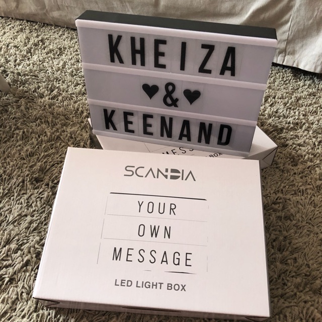 Jual LED LIGHT BOX / Letter Light Box / lampu tulis | Shopee Indonesia
