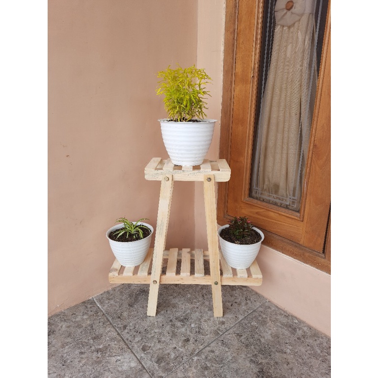 Jual Rak Bunga Kayu Minimalis Original Loenwood | Shopee Indonesia