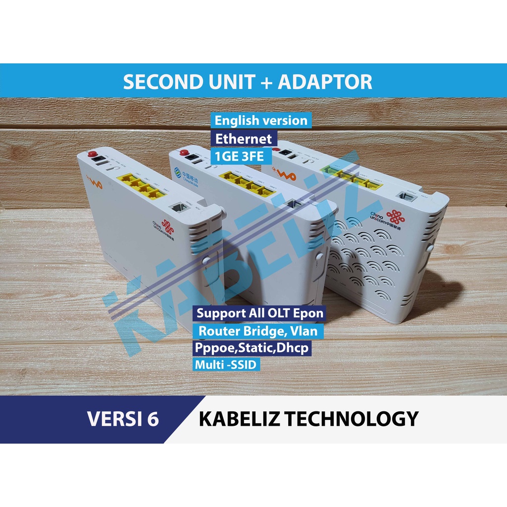 Jual ONU EPON ZTE F460 V6 ONT WIFI ROUTER MODEM WIFI MURAH SECOND ...