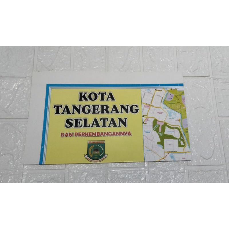 Jual Peta Kota Tangerang Selatan - Lipat besar | Shopee Indonesia