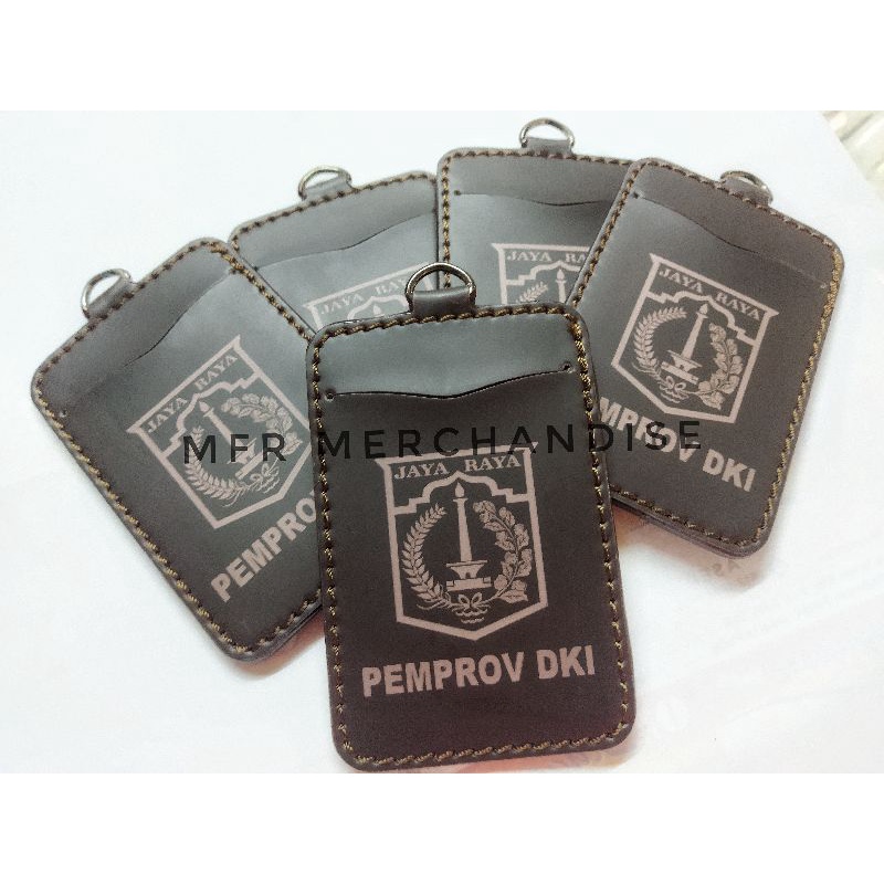 Jual Dompet ID Card kalep Sintetis Custome (Logo laser grafir) | Shopee ...