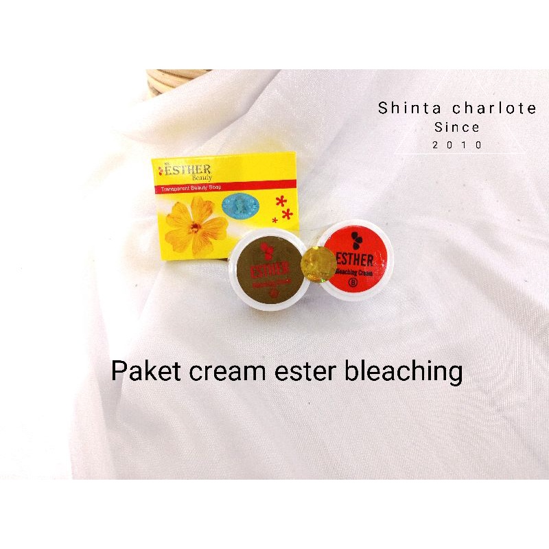 Jual Paket Cream Esther Bleaching Dan Esther Whitening Original ...