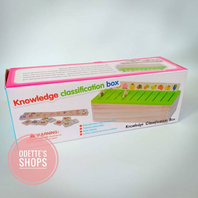 Jual MAINAN EDUKASI ANAK MONTESORRI KNOWLEDGE CLASSIFICATION BOX ...