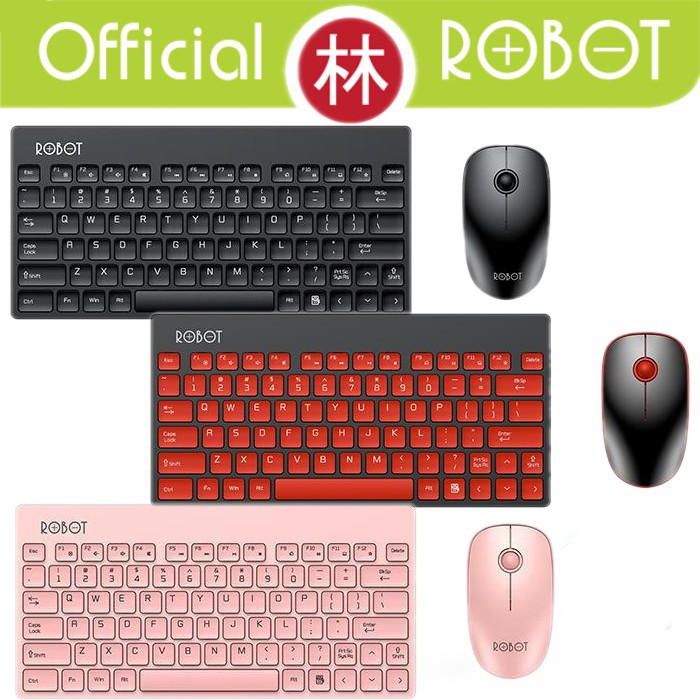 Jual Keyboard Plus Mouse Combo ROBOT KM3000 Wireless | Shopee Indonesia