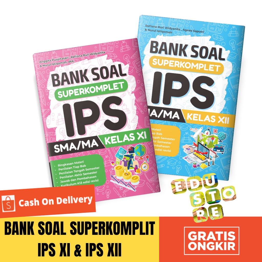 Jual BUKU SMA / BANK SOAL SMA SUPERKOMPLET IPS XI & IPS XII / BUKU SMA IPS | Shopee Indonesia