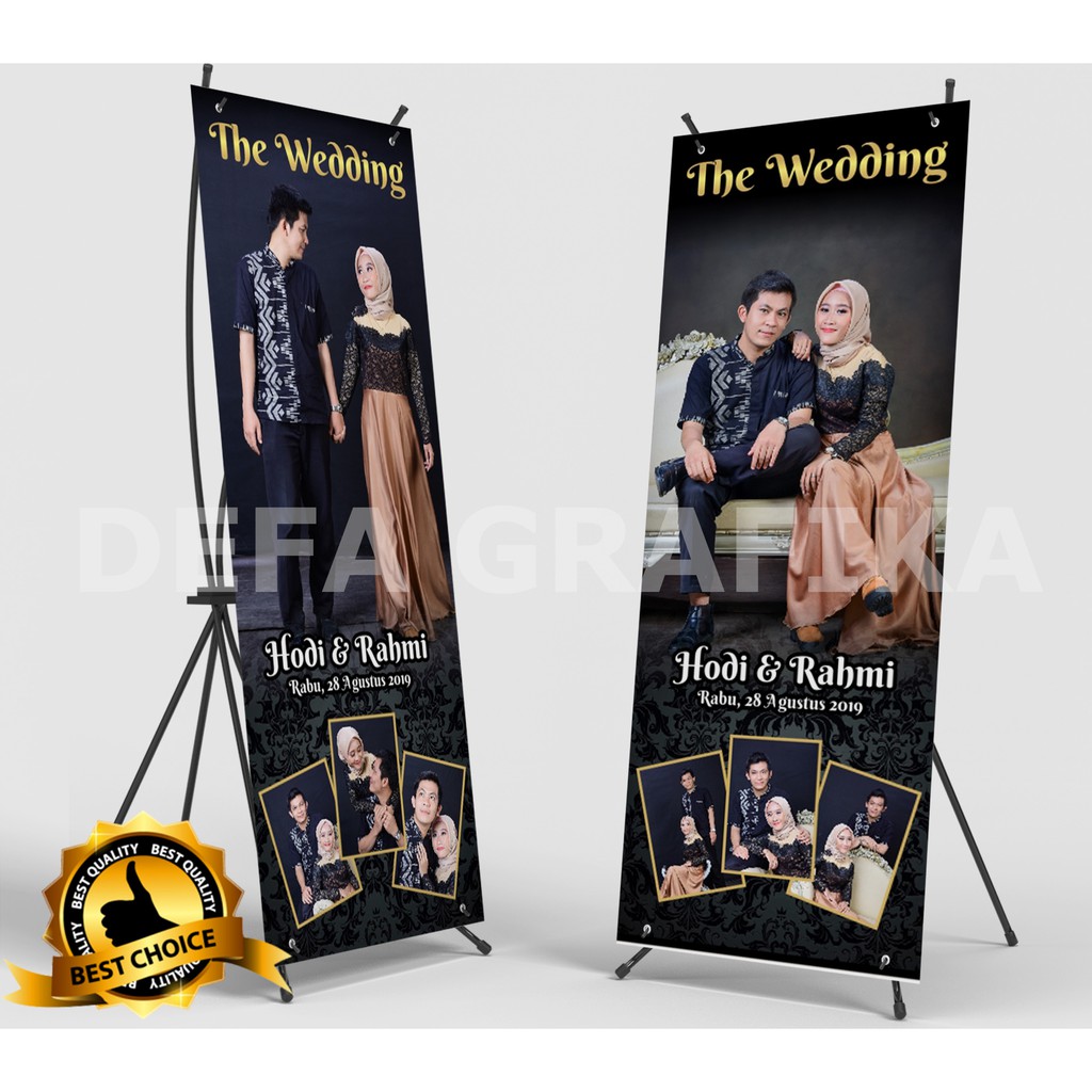 Jual TERMURAH CETAK X BANNER UNTUK TOKO/ BOOTH/ WEDDING/ FOTO/ SEKOLAH ...
