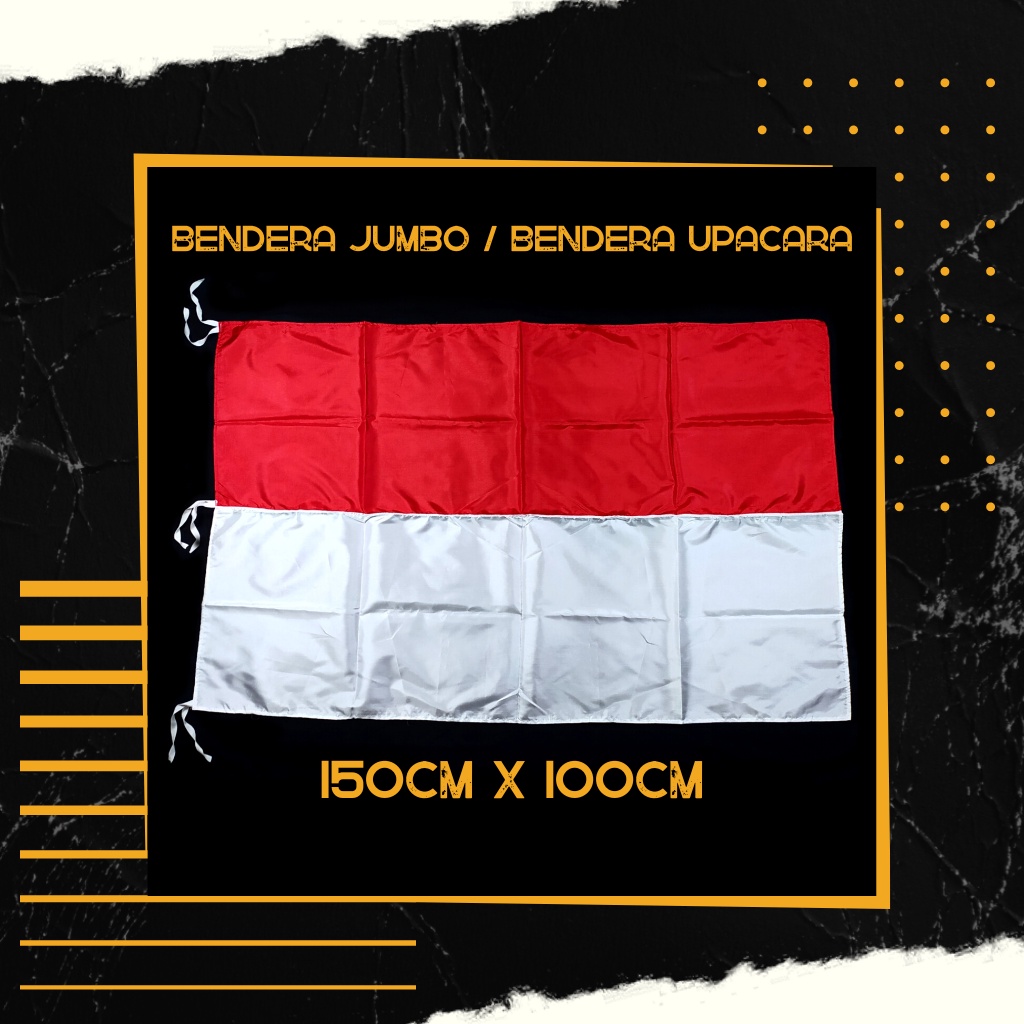 Jual Bendera Merah Putih Indonesia Jumbo / Upacara / Lapangan / Rumah ...