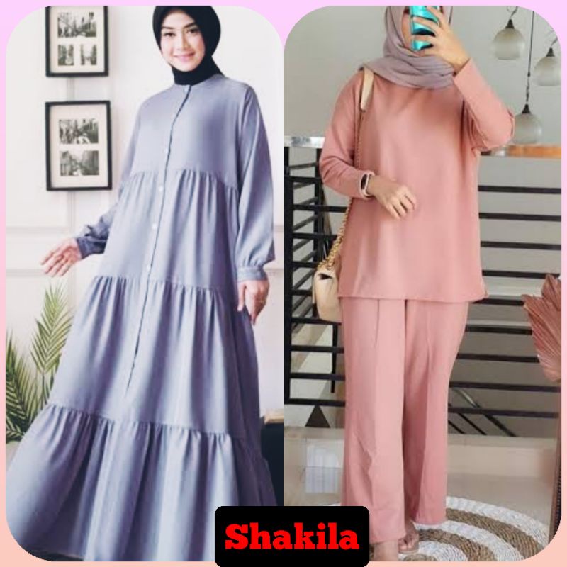 Jual KAIN SHAKILA/SHAKILA PREMIUM/SAMIRA STRETCH | Shopee Indonesia