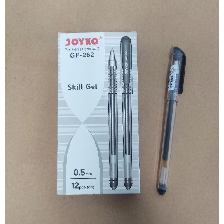 Jual JOYKO Gel pen GP 262 tinta hitam | Shopee Indonesia