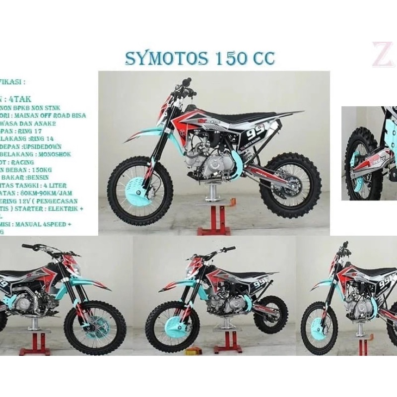 Jual Motor Trail-4Tak 150cc-SyMoto-Manual kopling | Shopee Indonesia
