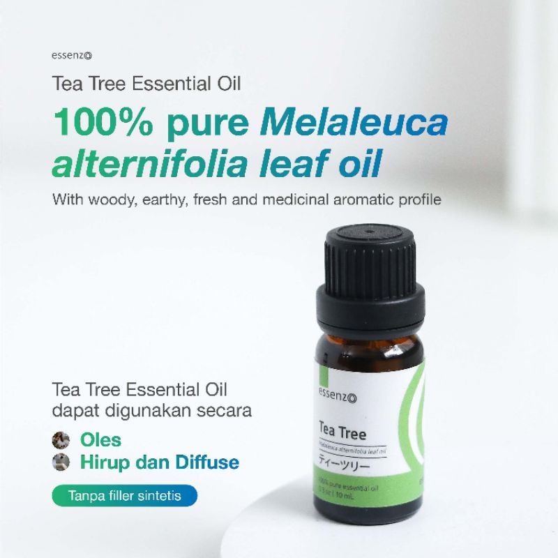 Jual Essentials Oil Essenzo Tea Tree | Shopee Indonesia