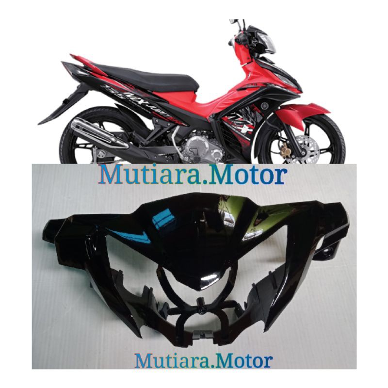 Jual Cover Batok Kepala Depan Jupiter MX New 135 Hitam | Shopee Indonesia