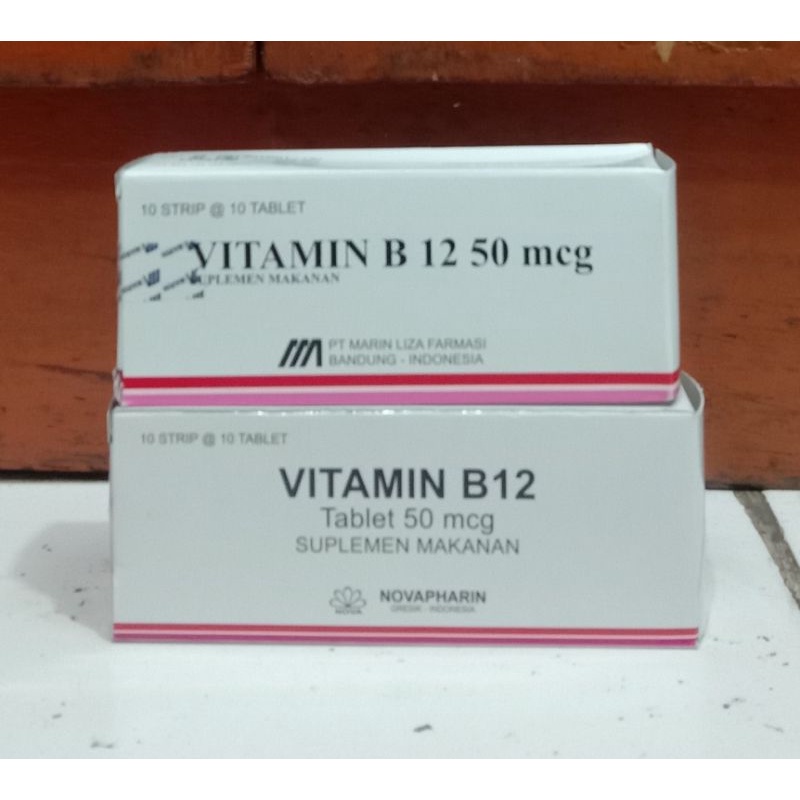 Jual Vitamin B12 50mg box | Shopee Indonesia