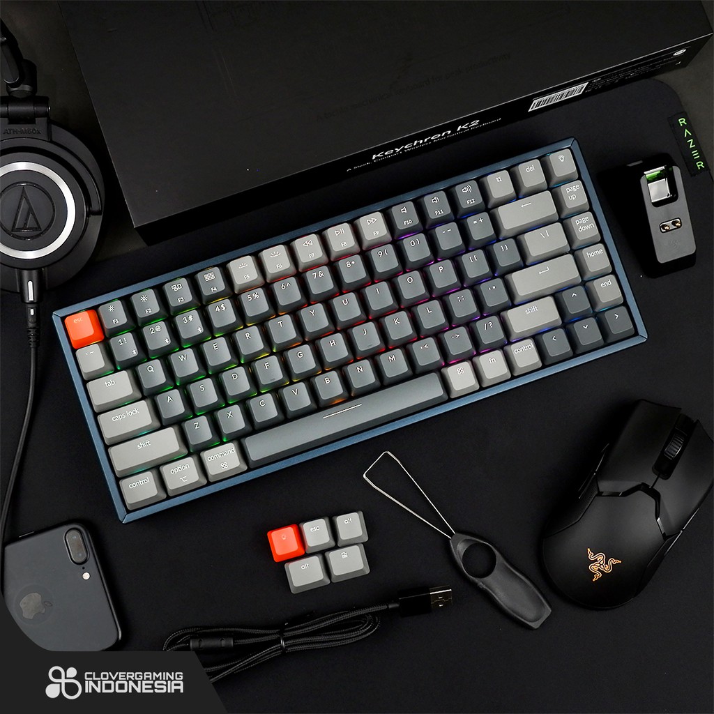 Jual Keychron K2 RGB Aluminium - Wireless Mechanical Gaming Keyboard ...