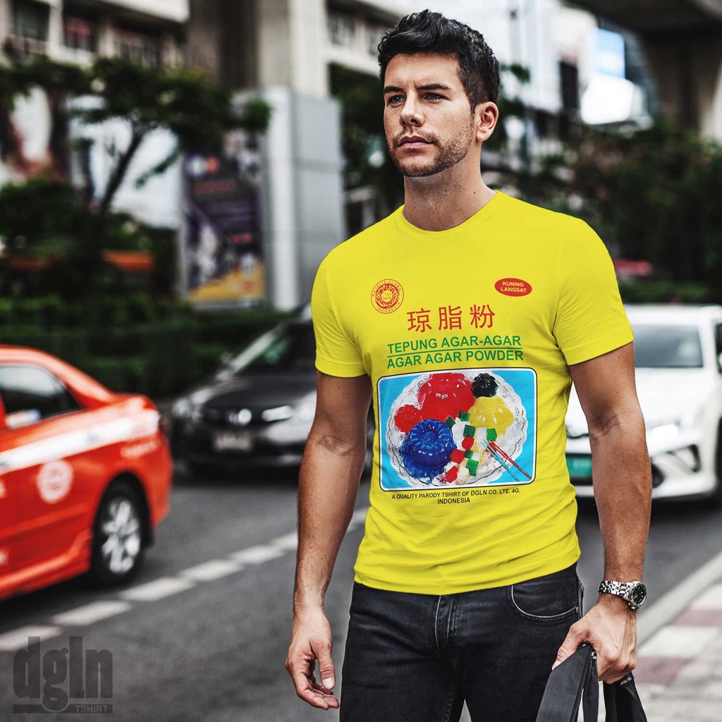 Jual Kaos AGAR Ager Jelly Tshirt Distro Parodi Plesetan Logo Kata Lucu ...