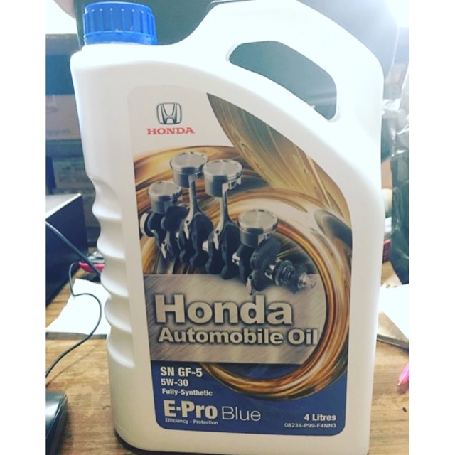 Jual Oli Mesin Honda E-Pro Blue 5w-30 4 liter | Shopee Indonesia