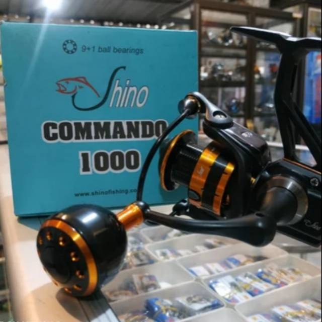 Jual Reel shino commando 1000 3000 6000 power handle | Shopee Indonesia