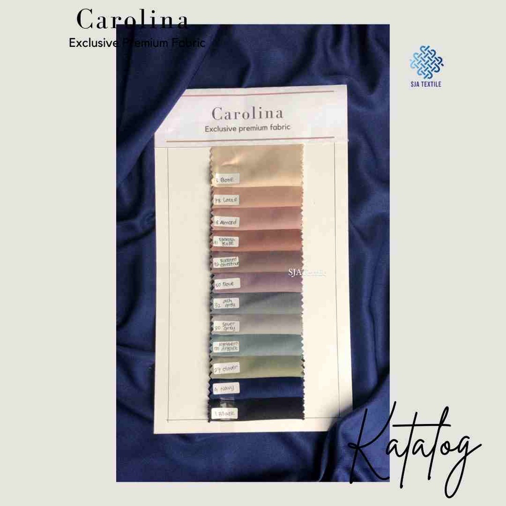 Jual KATALOG KAIN CAROLINA/SAMPLE KAIN/KATALOG CAROLINA/PREMIUM ...