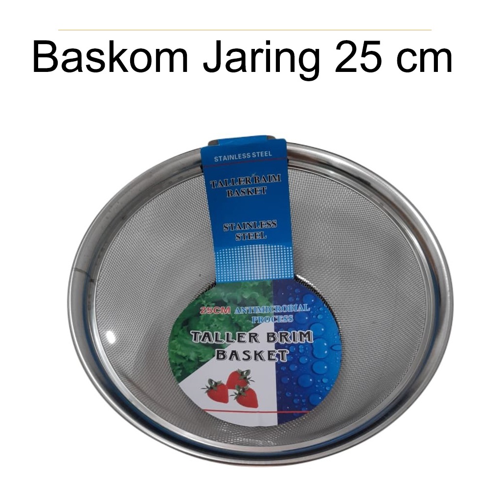 Jual BMW Baskom Jaringan 25 cm Stainless | Shopee Indonesia