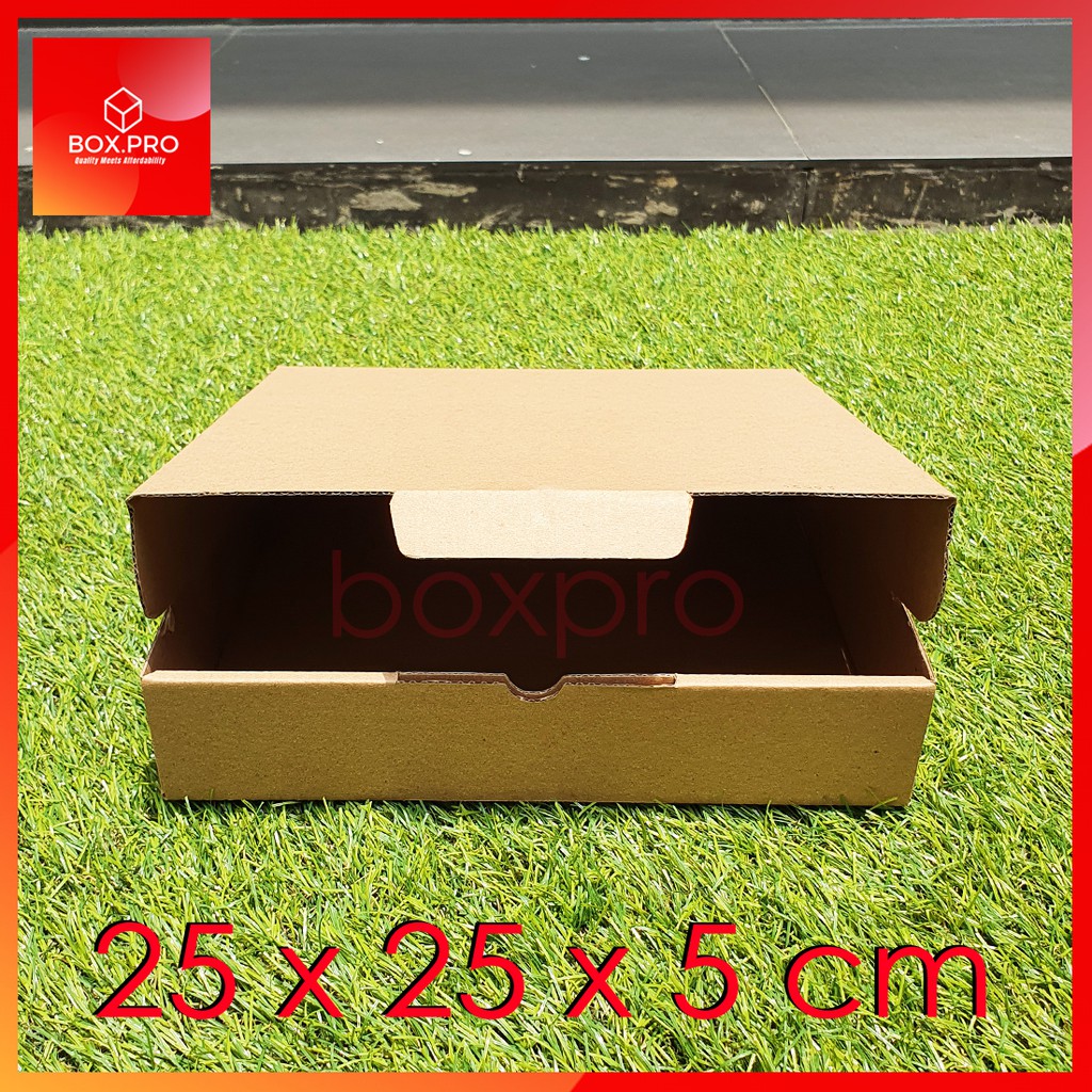 Jual Kardus Dus uk 25x25x5 cm (ECER) Die Cut Box Kotak Packing ...