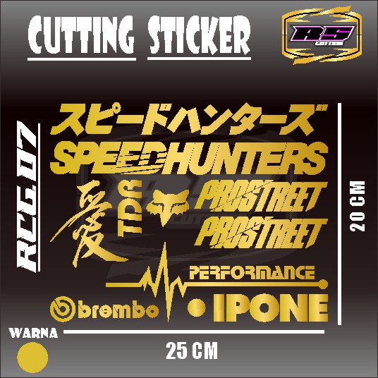 Jual RS Cutting Sticker Pack Sponsor Racing Isi 10 Pcs - Aksesoris ...