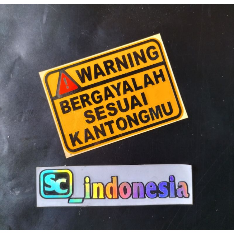 Jual STIKER WARNING PERINGATAN | Shopee Indonesia