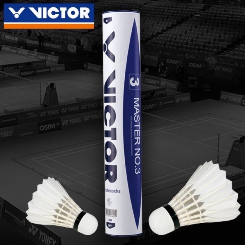 Jual Shuttlecock Victor No.3 Master Tournament Original Baru&Segel ...