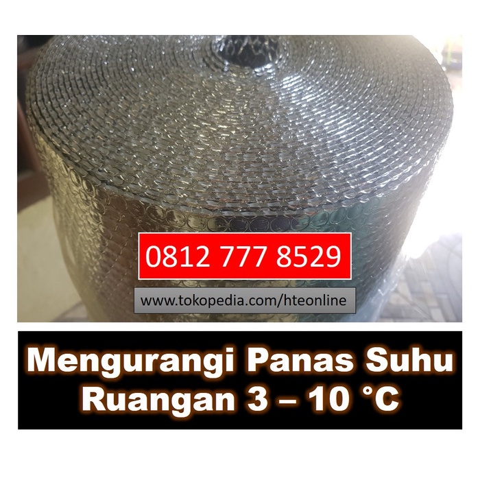 Jual Bubble Foil PEREDAM PANAS ATAP Double Side | Insulasi Panas Atap ...