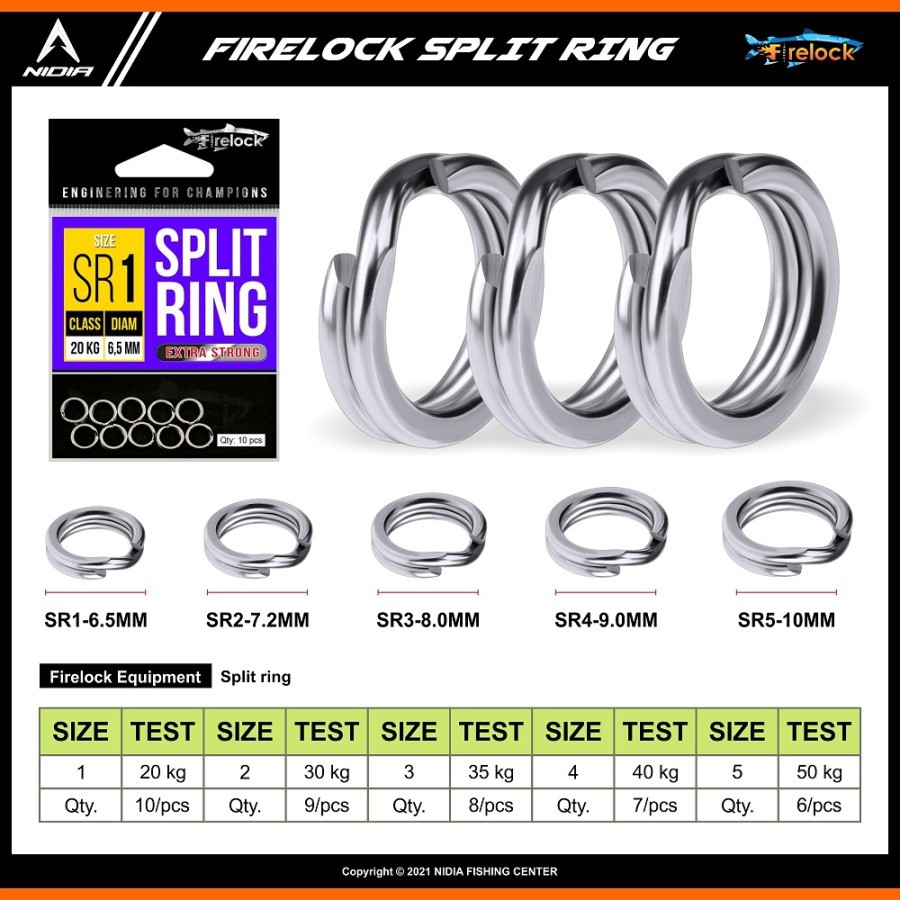 Jual Split Ring - Solid Ring - Rolling Swivel Pancing Firelock - Aksesoris Metal jig - Micro jig ...
