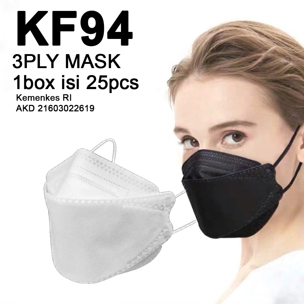 Jual MASKER KF94 4 PLY NON SENSI NON MEDIS KEMENKES KINGMASK KF94 | Shopee Indonesia