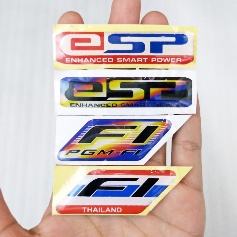 Jual emblem timbul fi + esp STICKER ESP + STICKER FI EMBLEM ESP FI ...