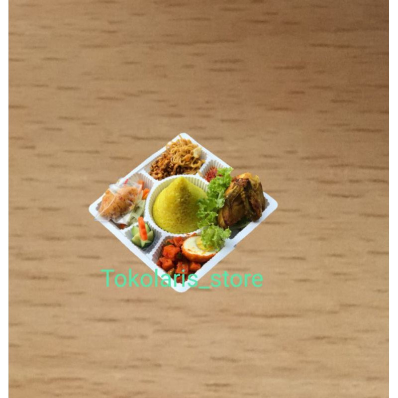 Jual Mika tumpeng mini sekat 7 ( harga tercantumkan per 10 set ...