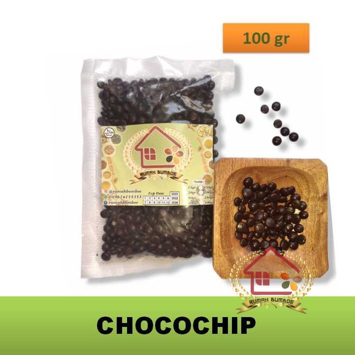 Jual (100 gr) CHOCOCHIPS Toping Kue Coklat Choco Chips | Shopee Indonesia