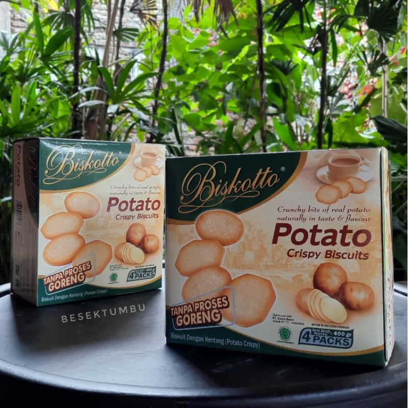 Jual BISKOTTO POTATO 360 gram / POTATO CHIP/ JAJANAN ACARA/ BISKUIT ...