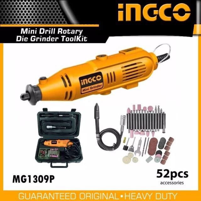 Jual Mesin Mini Grinder Set INGCO MG13328 Mesin Rotary Tool Die Grinda ...