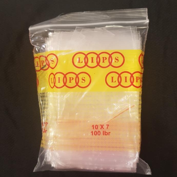Jual PLASTIK KLIP LIPS UKURAN 10X7 ( ISI 100 PCS ) | Shopee Indonesia