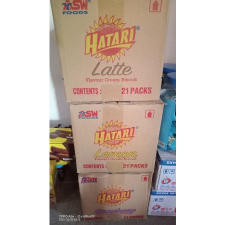 Jual Hatari cream biscuits 200gr 1dus isi 21 varian rasa random ...