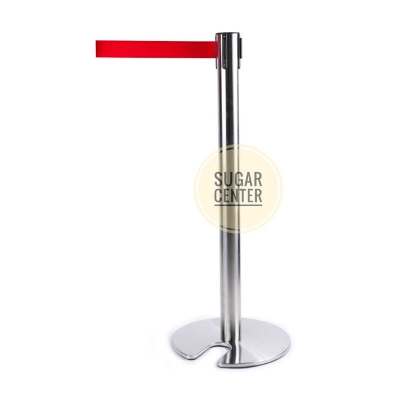 Jual Krisbow Tiang Antrian Dengan Tali Merah/Krisbow Tiang Pembatas ...