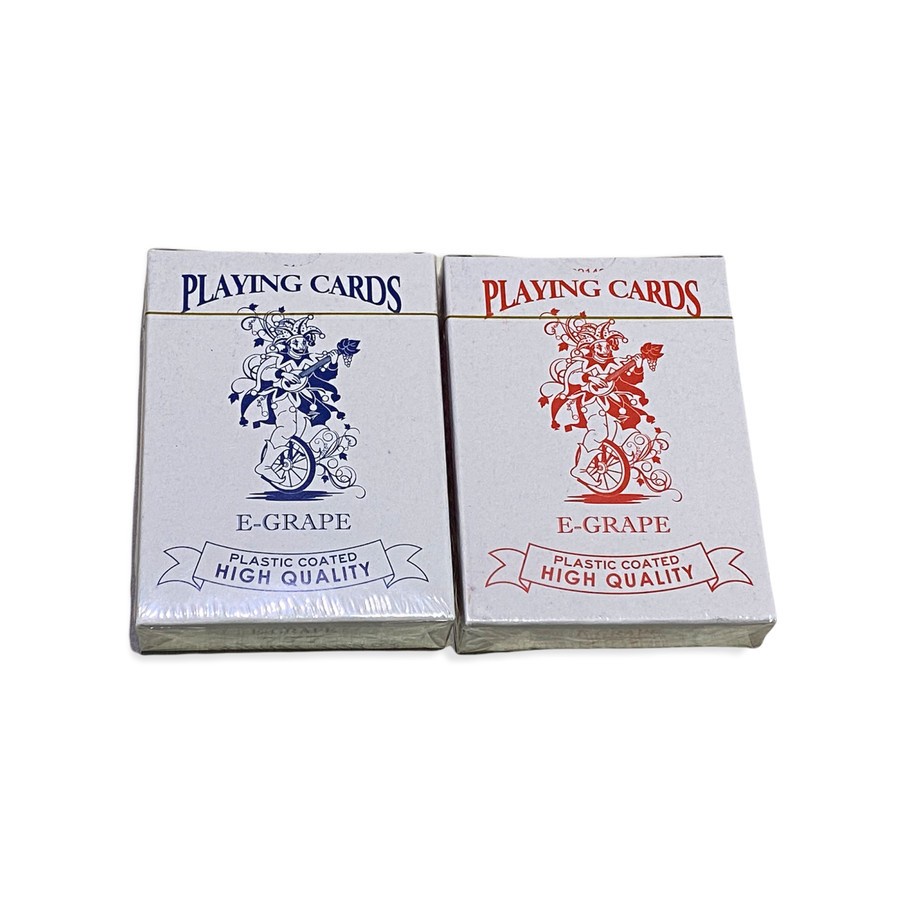 Jual Playing Card Kartu Remi E Grape Plastic Coated Kualitas Premium ...