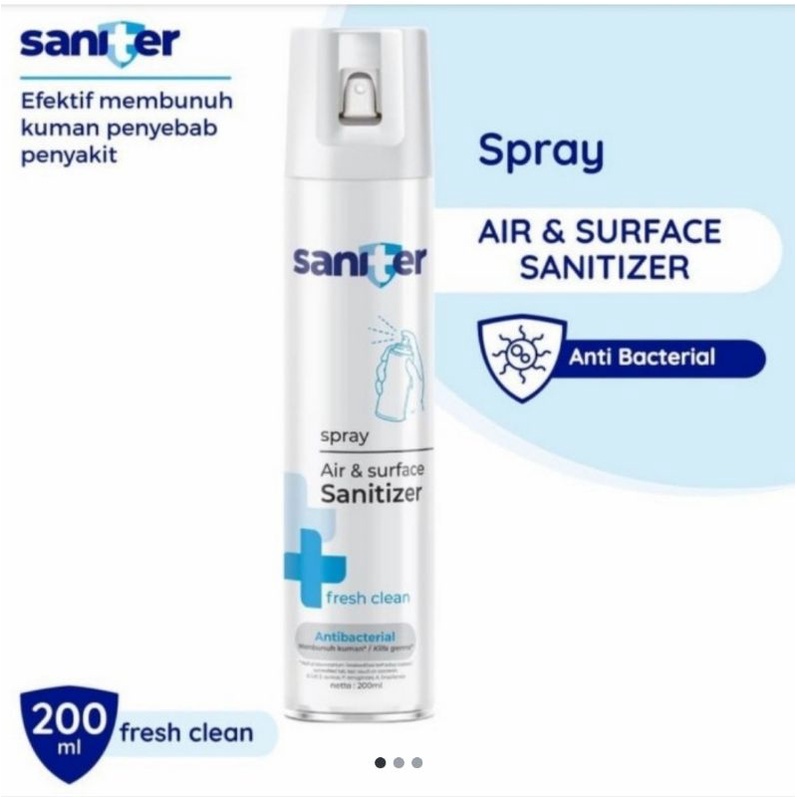 Jual Saniter - Air Sanitizer Aerosol (200ml) | Shopee Indonesia
