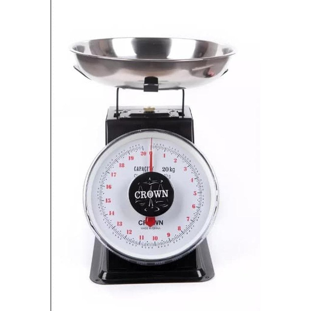 Jual Timbangan 20kg Duduk/Timbangan Manual/Timbangan Buah Crown 20 Kg | Shopee Indonesia