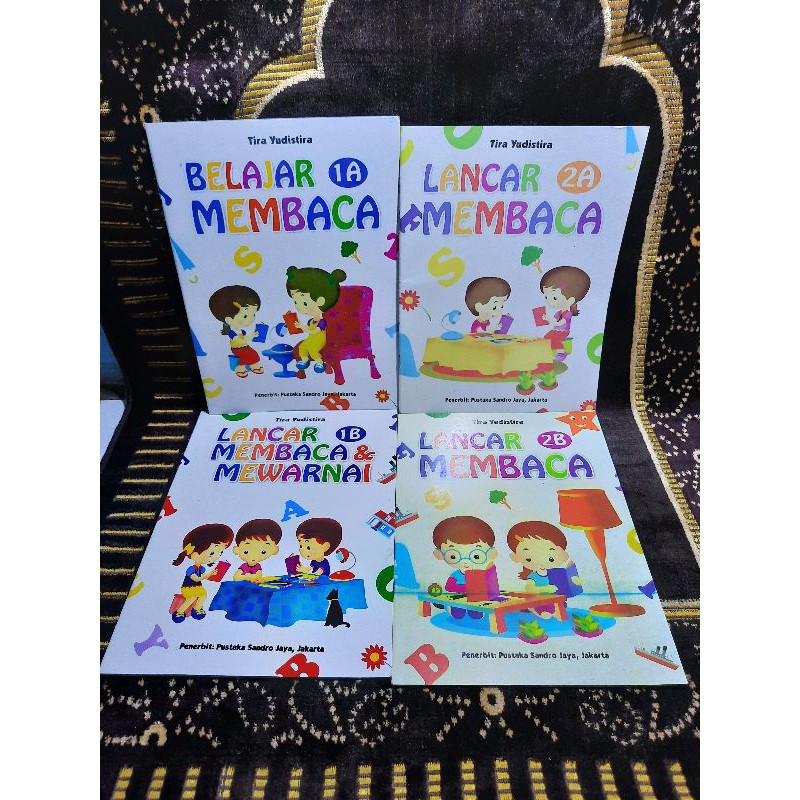 Jual Buku murah belajar membaca 1set 1a-1b-2a-2b berwarna ukuran besar ...