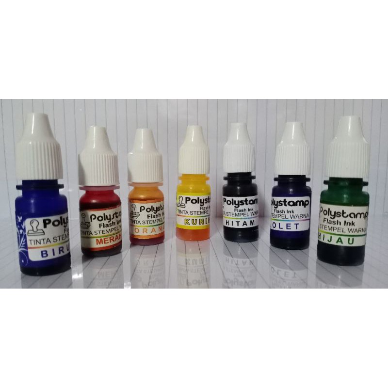 Jual POLY STAMP FLASH INK | TINTA STEMPEL OTOMATIS | Shopee Indonesia
