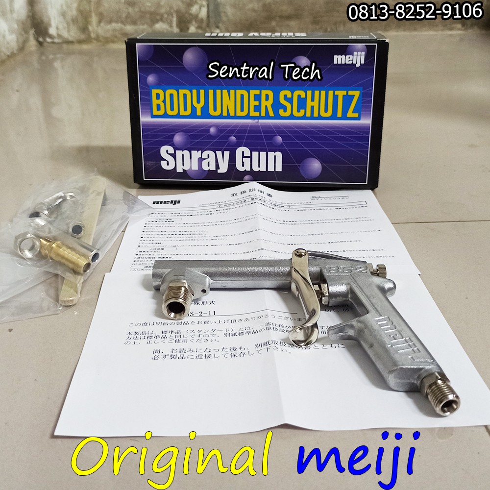 Jual Spray Gun Meiji BS-2-11 Spray Gun Body Under Schutz Original Japan ...